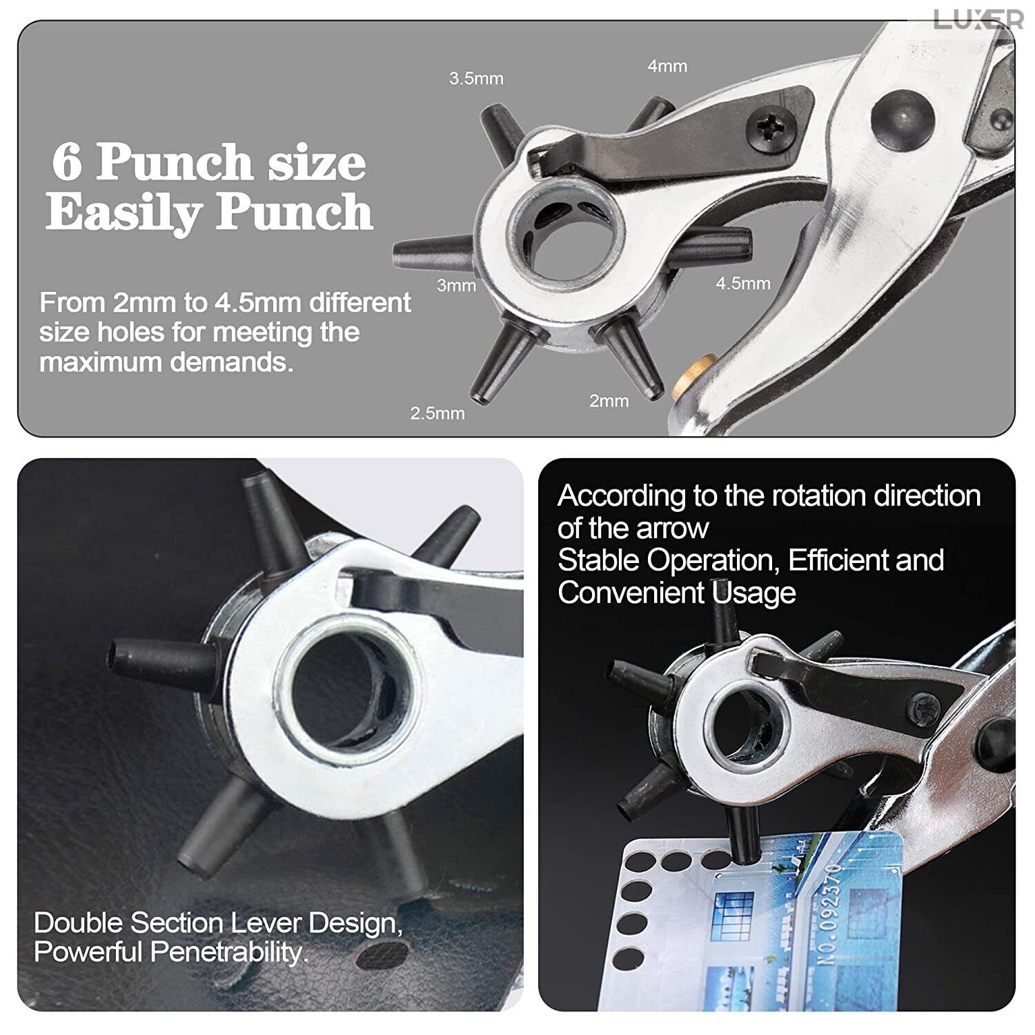 Cleste Perforator Pentru Facut Gauri La Curele, Genti, Pantofi, Zgarzi ...