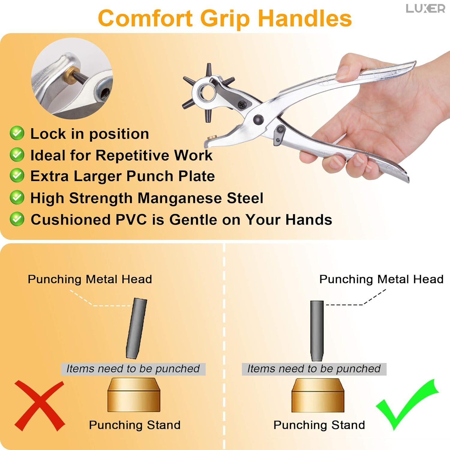 Cleste Perforator Pentru Facut Gauri La Curele, Genti, Pantofi, Zgarzi ...