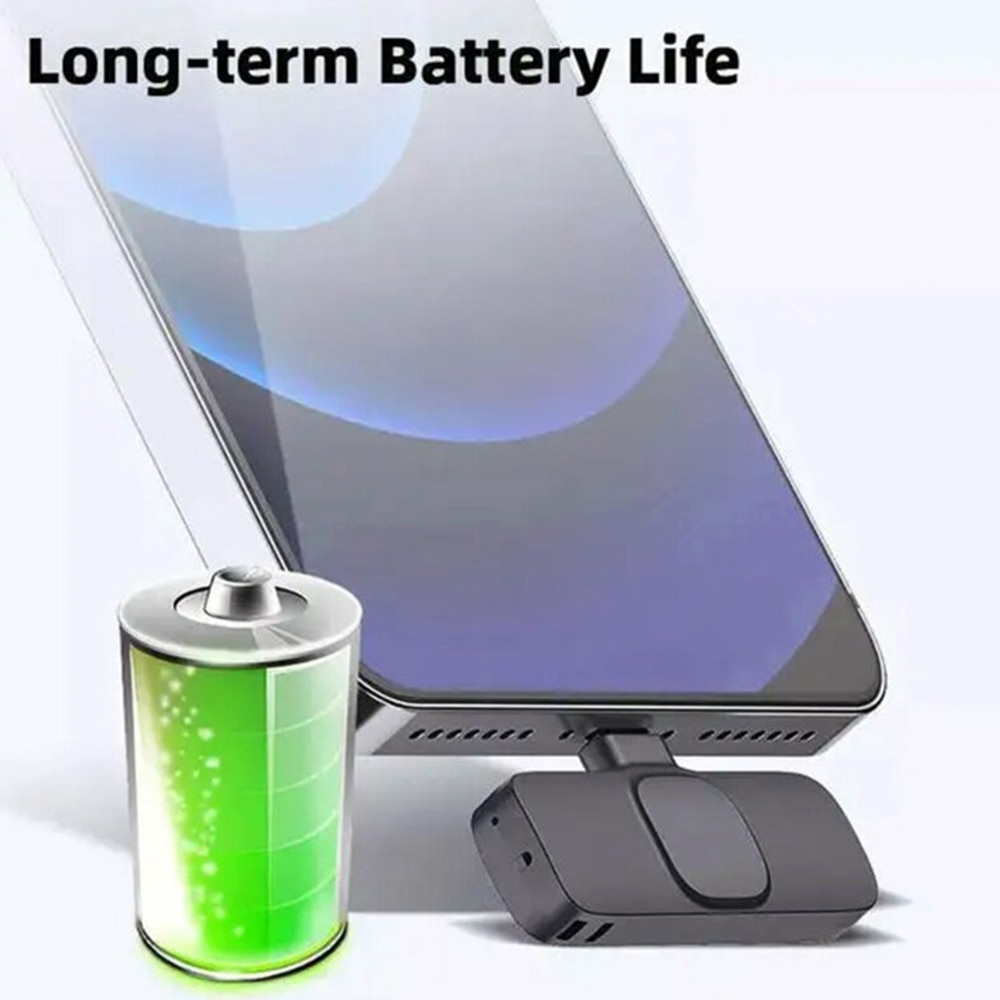 Set 2 x Microfon Wireless, OPTIM SOLUTION, Lightning Connector, 360 ...