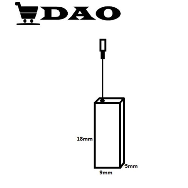 Set 2 perii colectoare (carbuni) E2 compatibil Bosch, Milwaukee ...