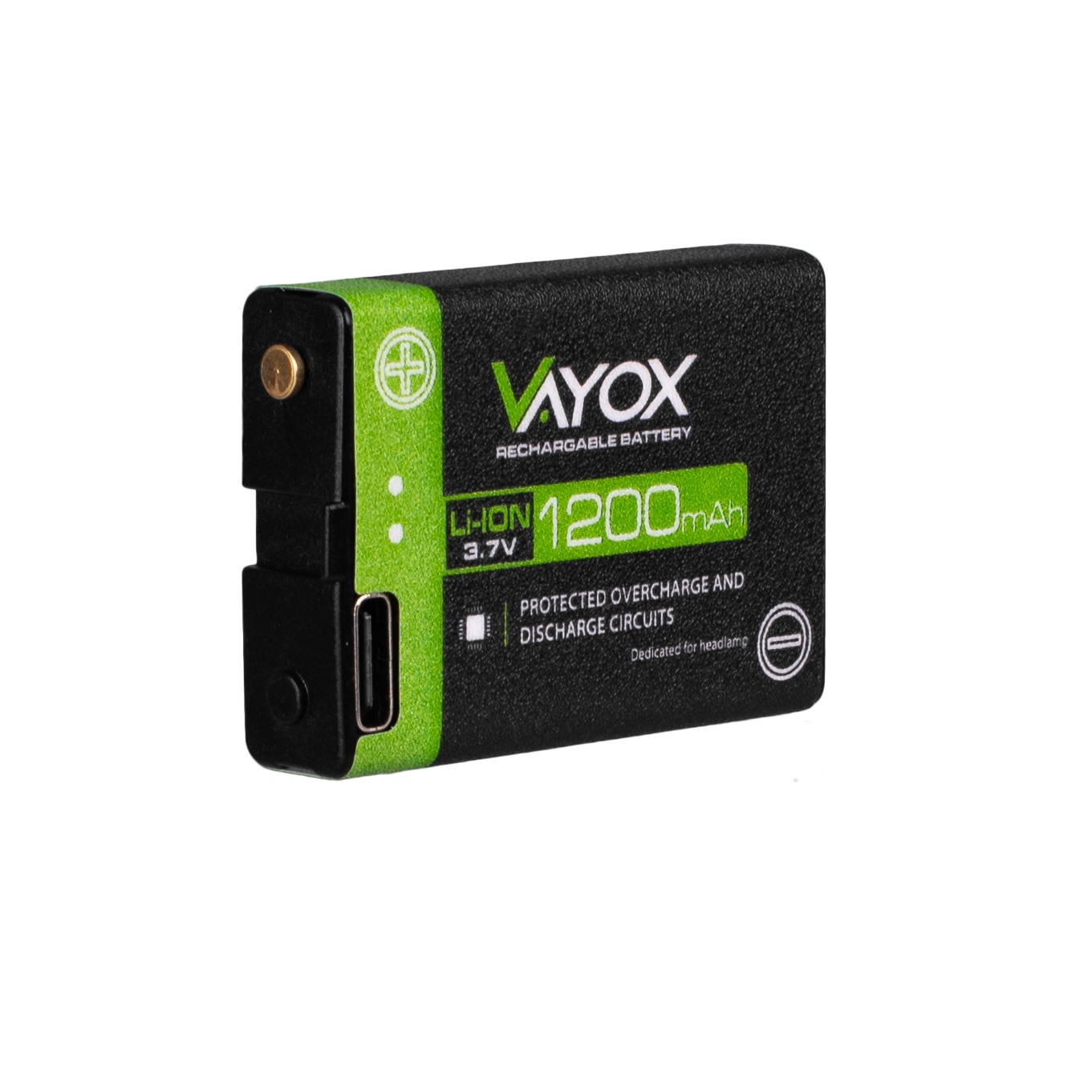 Baterie reincarcabila pentru lanternele frontale Vayox, Li-ION, 1200mAh ...