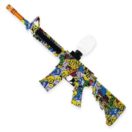 Pusca cu pistol M4A1, 78 cm, automata de gel, set mare, 1000 bile ...
