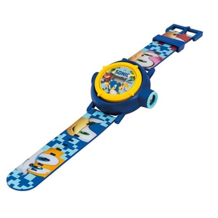 Ceas de mana pentru copii, model cu sonic prevazut cu proiector pentru ...