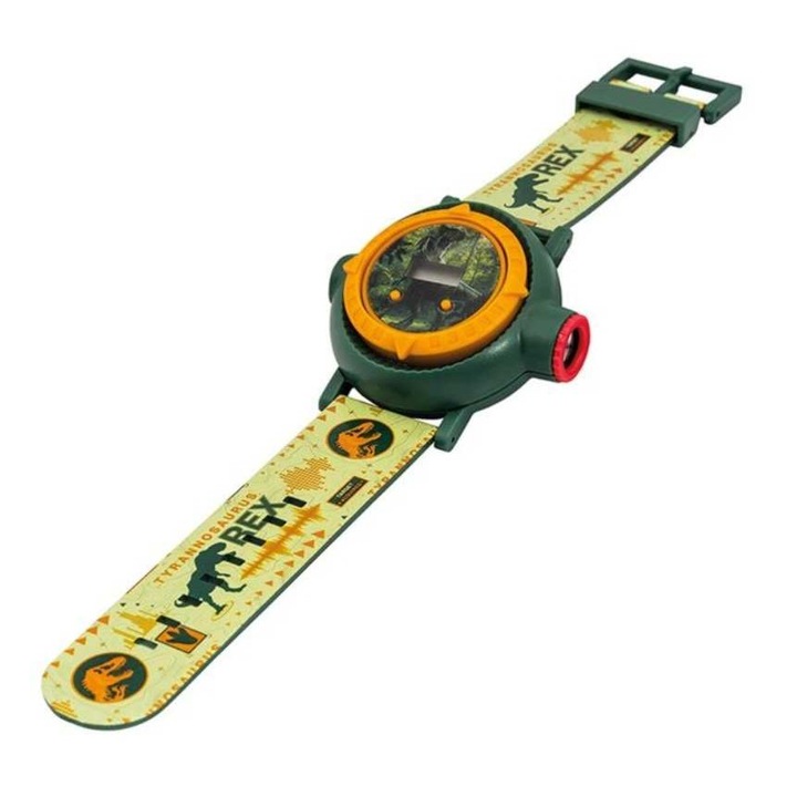 Ceas de mana pentru copii, model cu dinozauri prevazut cu proiector ...