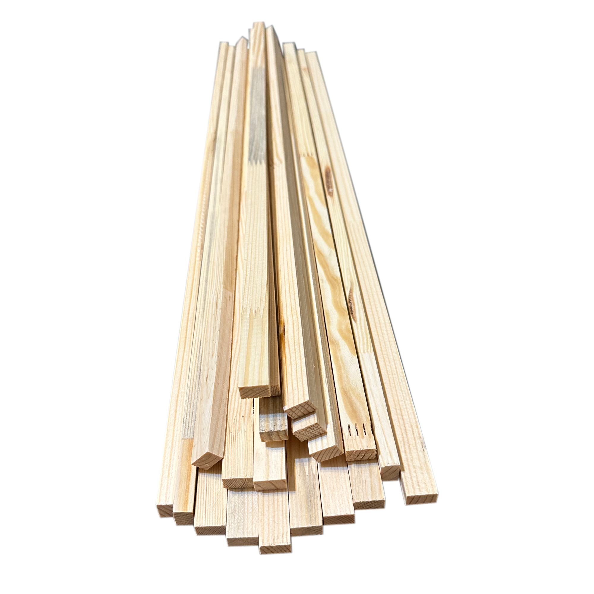 Set 20 bucati sipca lemn rasinoase dreptunghi 15mm x 10mm x 0, 7m - eMAG.ro