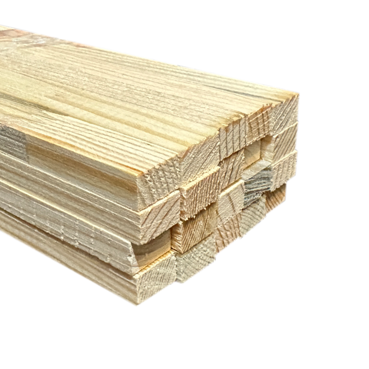 Set 20 bucati sipca lemn rasinoase dreptunghi 15mm x 10mm x 0, 7m - eMAG.ro