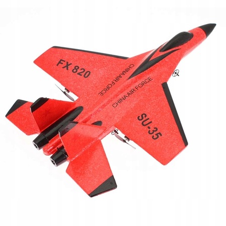 Avion cu telecomanda, Aeronava FX820, rosu - eMAG.ro