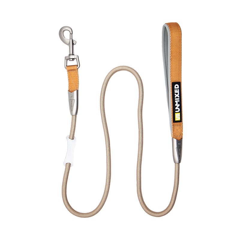 Lesa pentru caini mici, UNMIXED, Nylon, 130cm, Maro - eMAG.ro