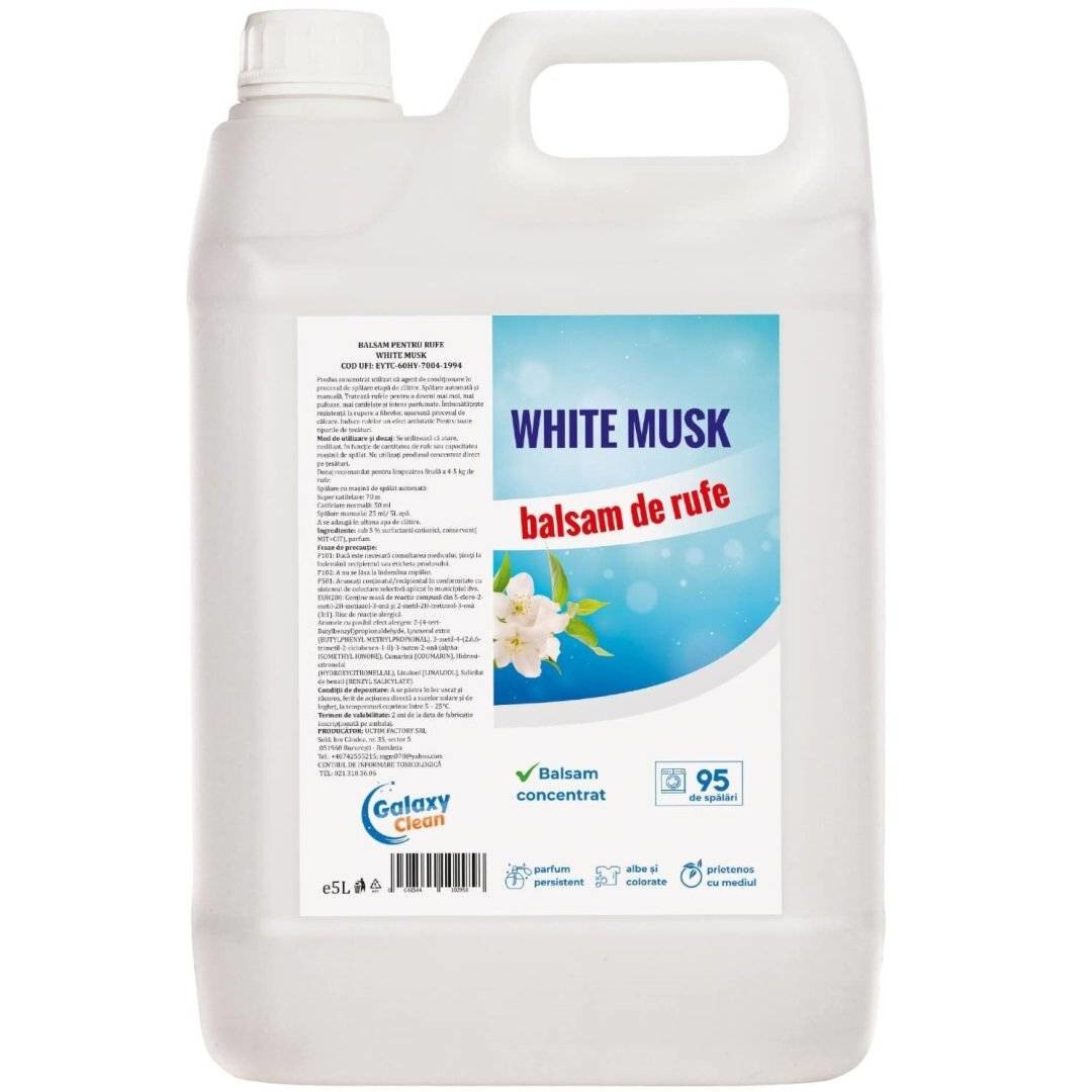 Balsam lichid de rufe concentrat, persistent, cu parfum de mosc alb, 5L ...
