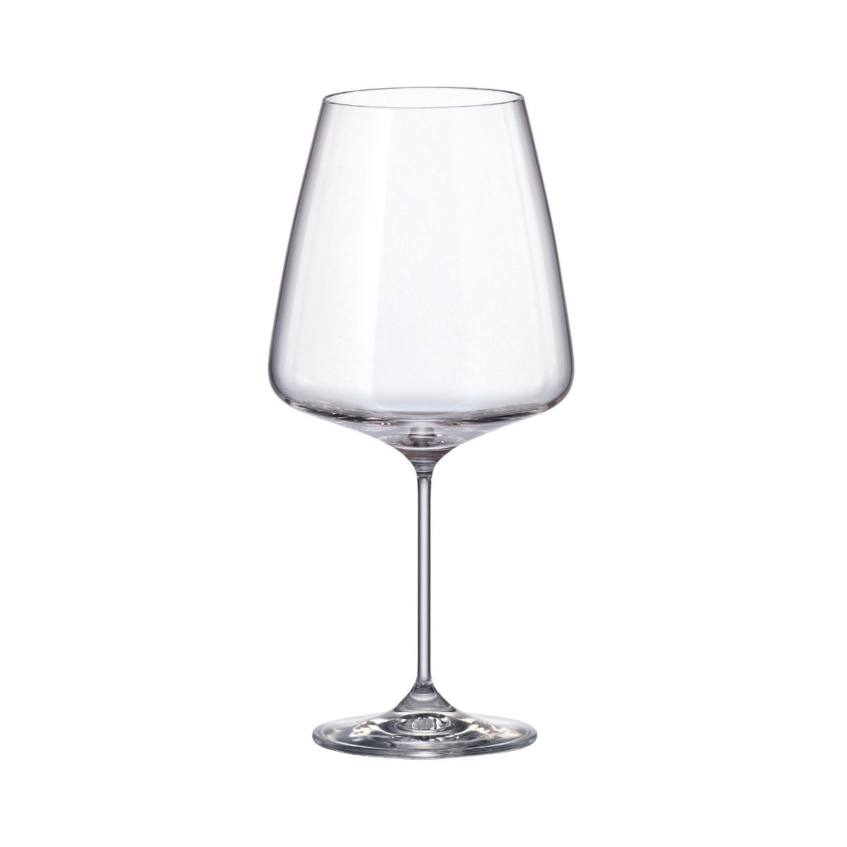 Set de 6 pahare pentru vin rosu, cristal de Bohemia, 780 ml, Sora Red ...