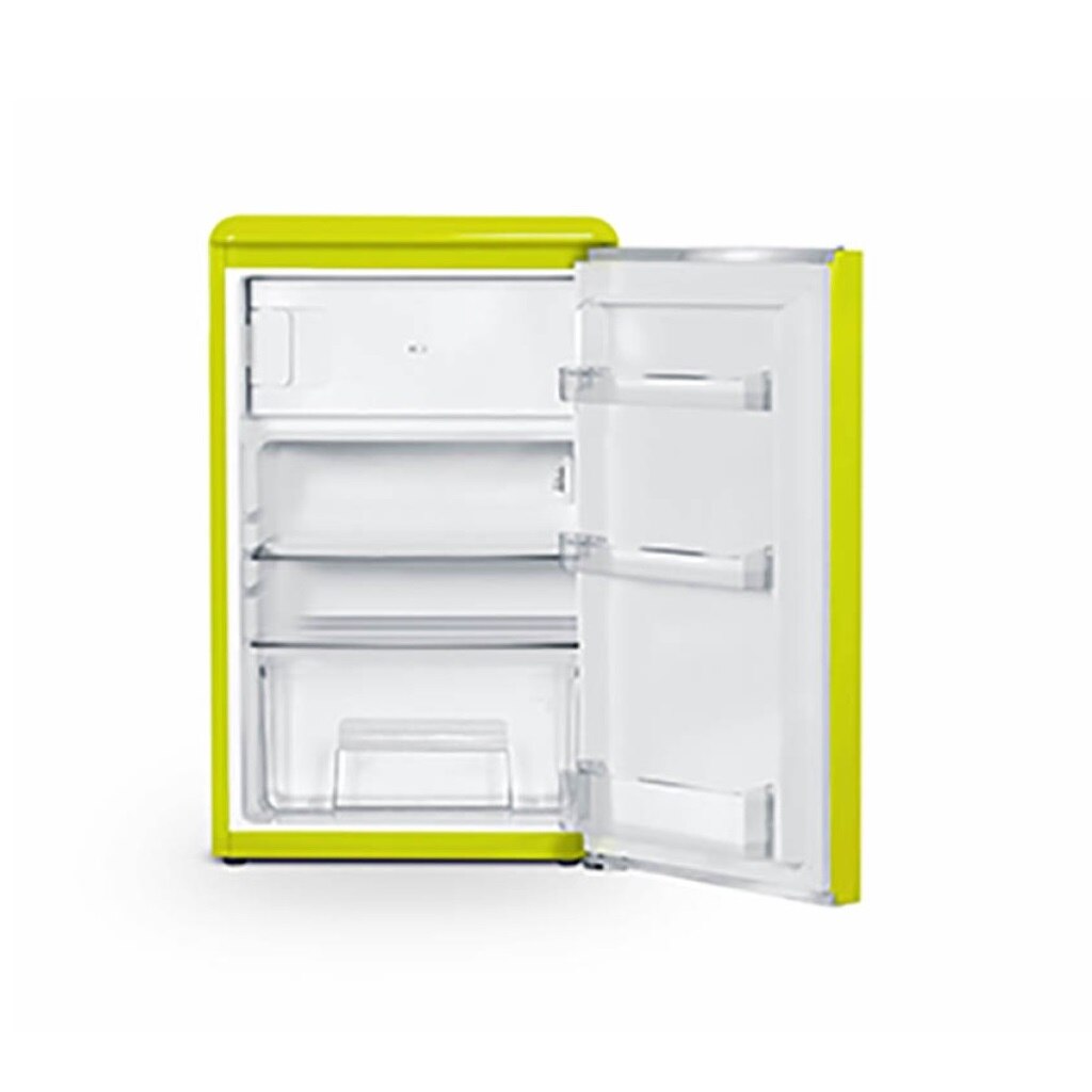 Mini frigider retro Schneider, H 87 cm, volum 109 litri, design vintage ...