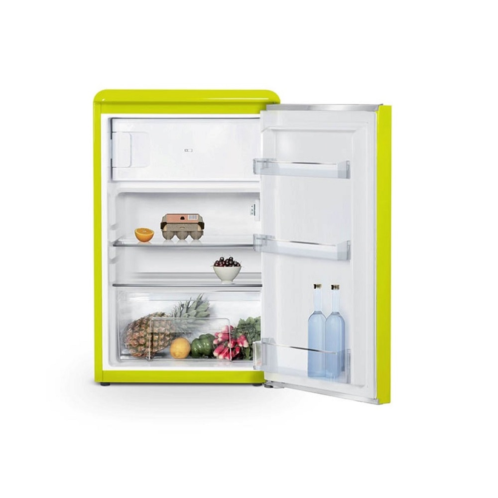 Mini frigider retro Schneider, H 87 cm, volum 109 litri, design vintage ...