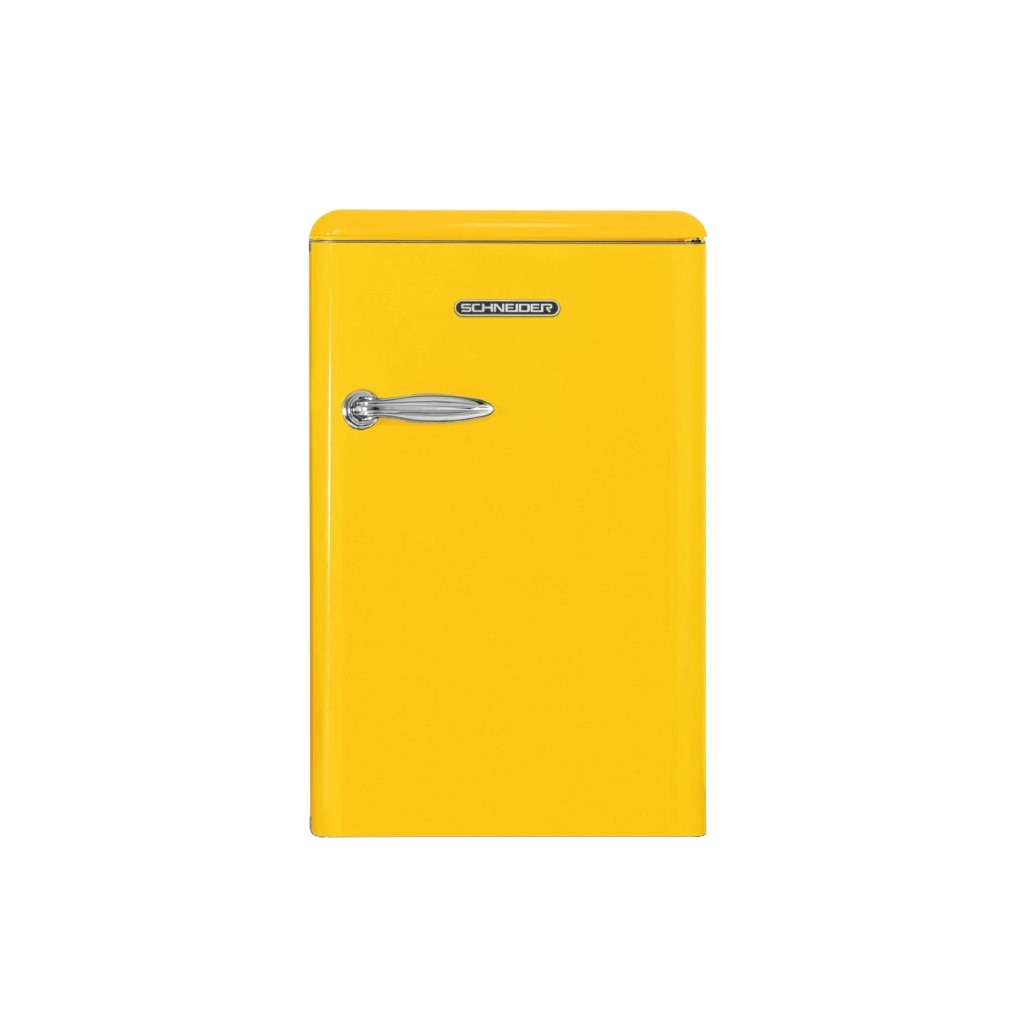 Mini frigider retro Schneider, H 87 cm, volum 109 litri, design vintage ...