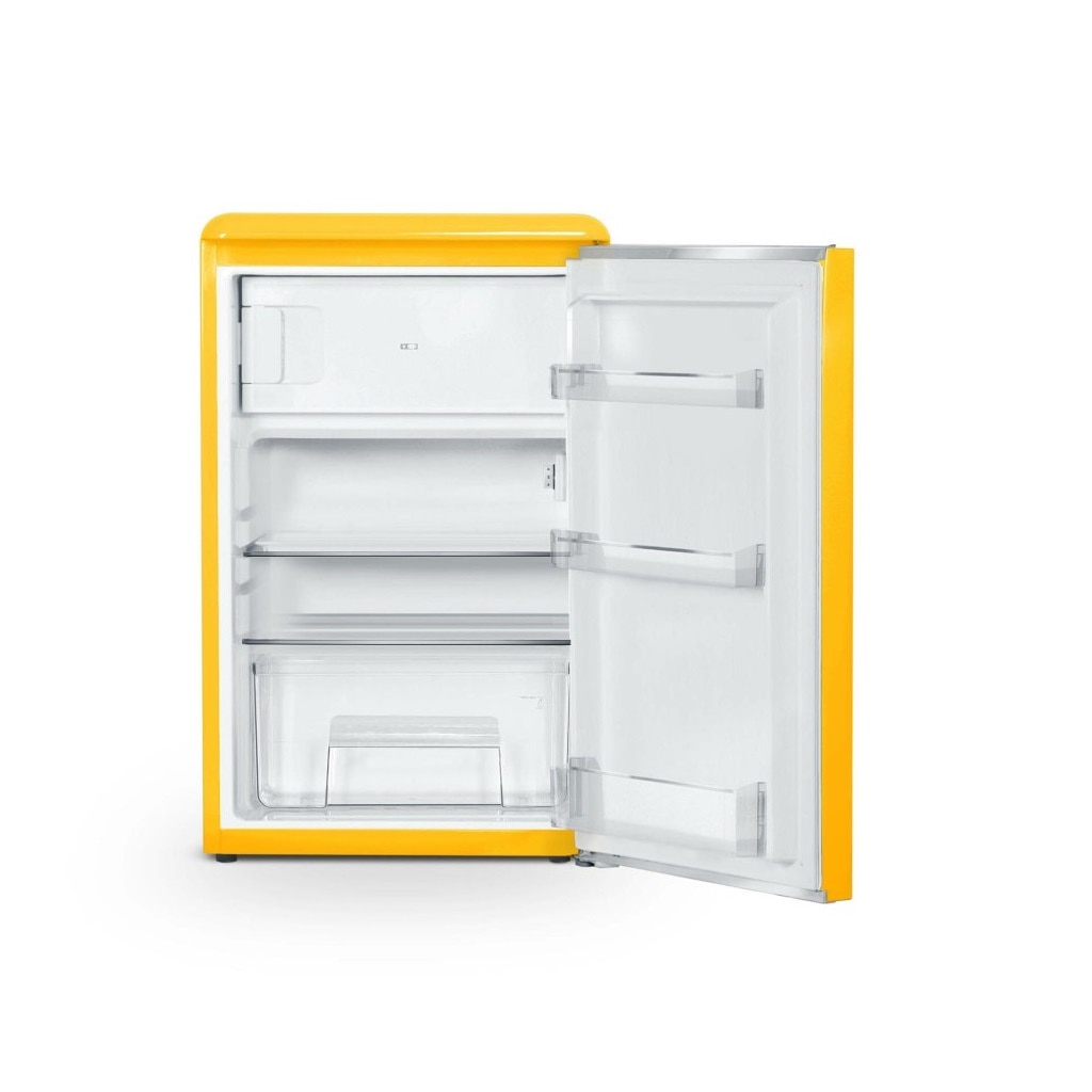 Mini frigider retro Schneider, H 87 cm, volum 109 litri, design vintage ...