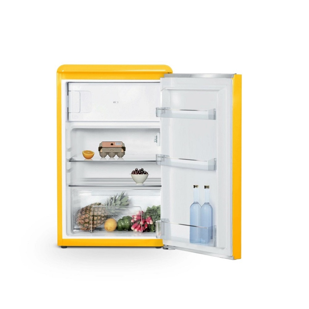 Mini frigider retro Schneider, H 87 cm, volum 109 litri, design vintage ...