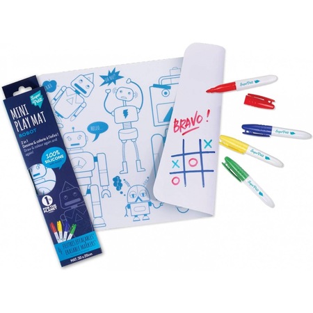 MINI Plansa de colorat din silicon - ROBOT - eMAG.ro