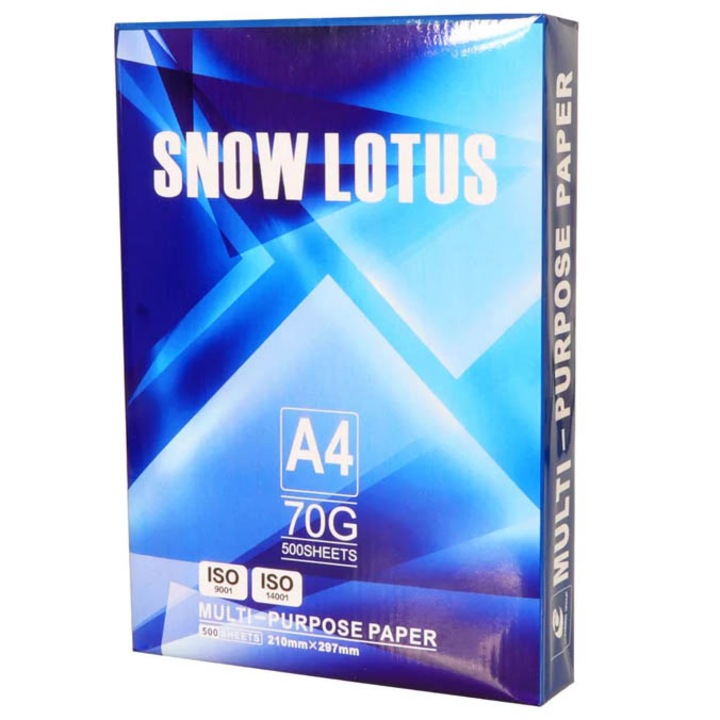Top Hartie Copiator SNOW LOTUS, A4, 500 Coli/Top, 70 g/m² - eMAG.ro