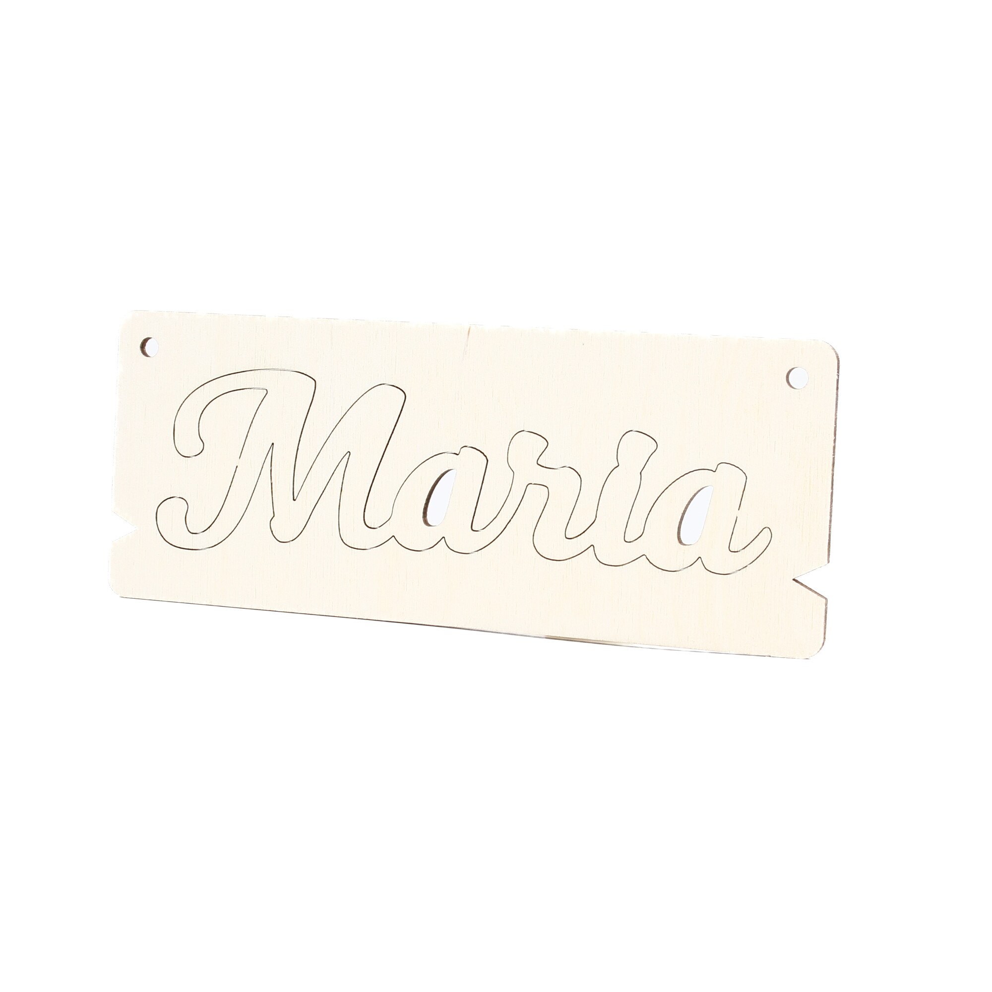 Inscriptie decorativa, autoadeziva din lemn cu nume Maria, 5 cm - eMAG.ro