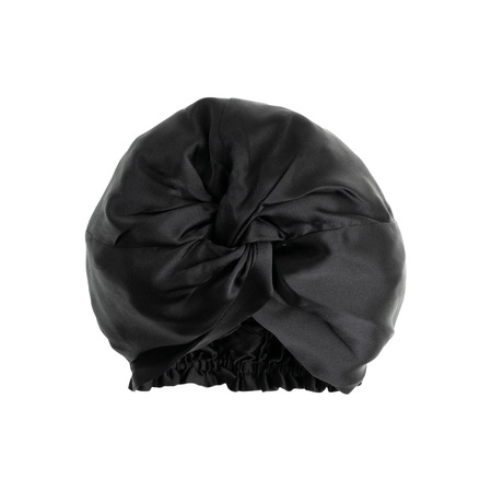 Turban, Silkd, Matase Mulberry 19 momme, Negru - eMAG.ro