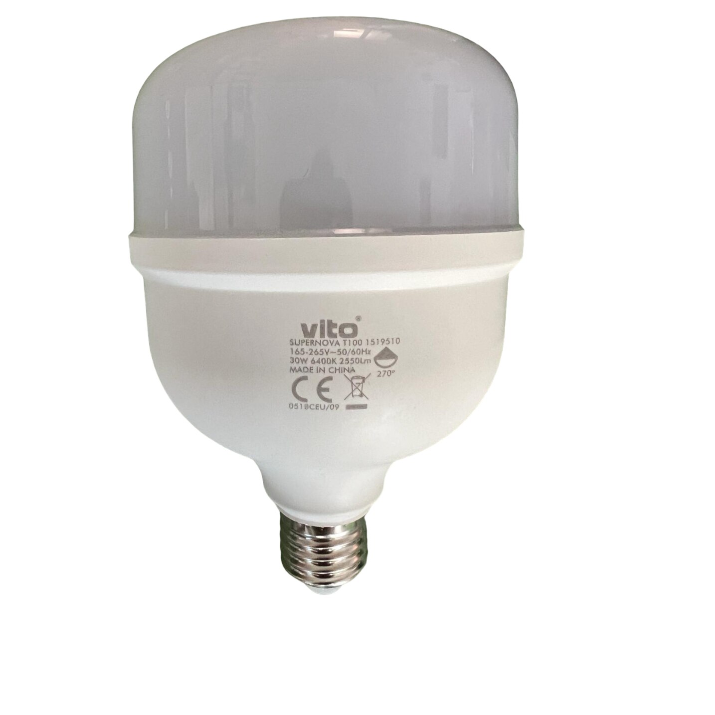 Bec LED 30W, E27, Vito Supernova, lumina rece 6400K - eMAG.ro