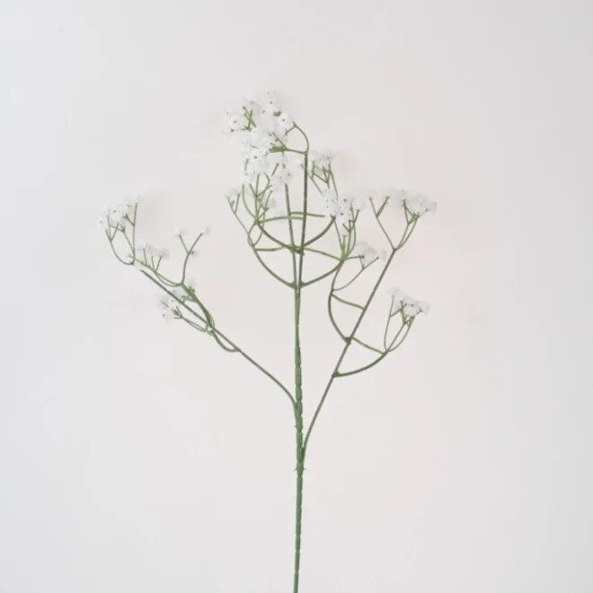 Floare artificiala decorativa alba, 60 cm - eMAG.ro