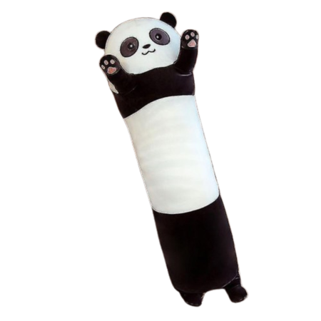 Perna Urs Panda de plus, 110 cm, Alb/Negru - eMAG.ro