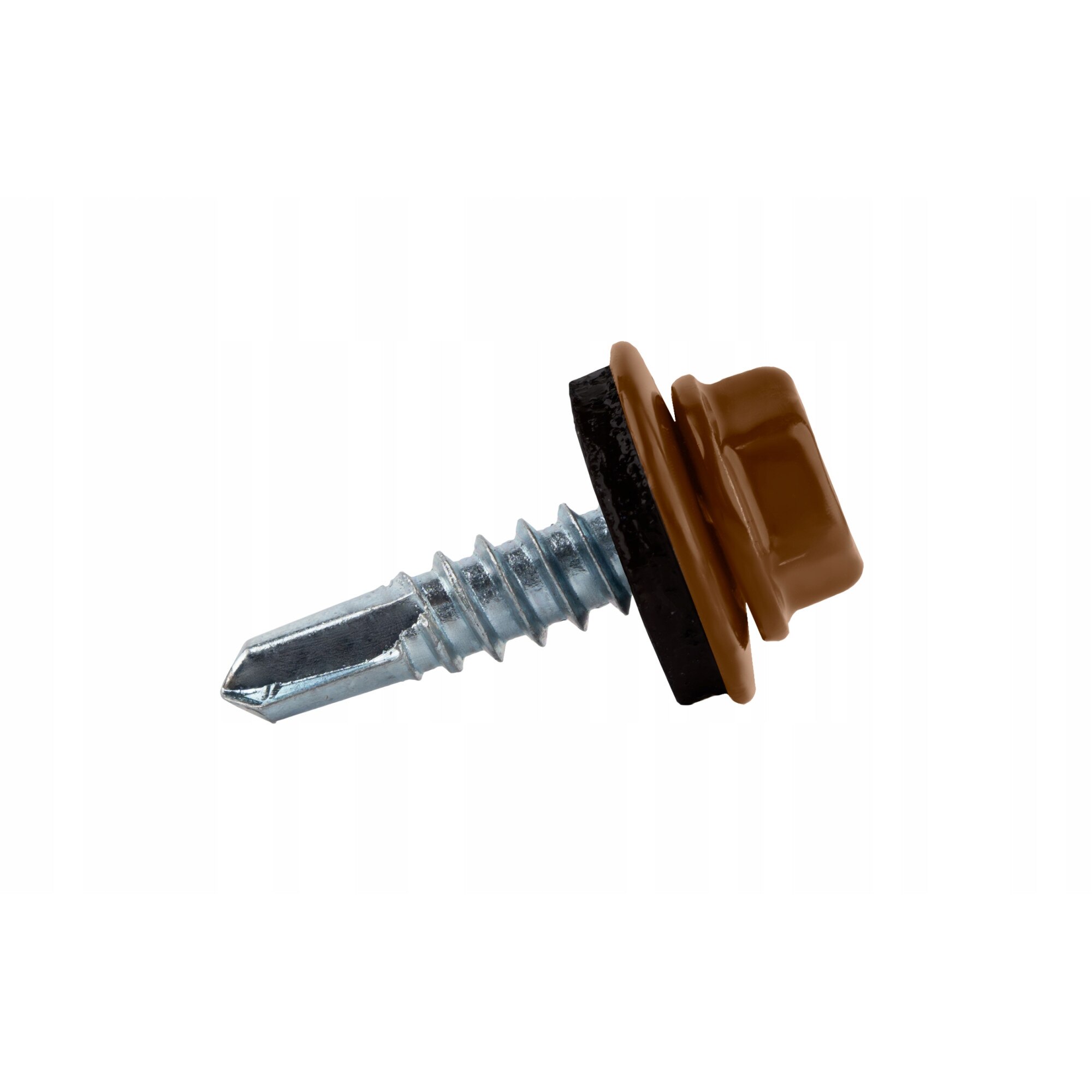 Set 250 Suruburi autoforante pentru metal 3mm, 4, 8x19 mm, RAL 8003 ...