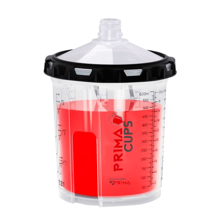 Set 50 de pahare de mixare, Prima Cups, 125 microni, 400 ml - eMAG.ro