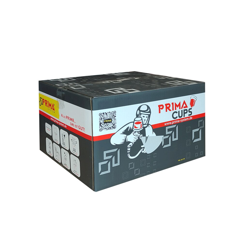 Set 50 de pahare de mixare, Prima Cups, 125 microni, 400 ml - eMAG.ro