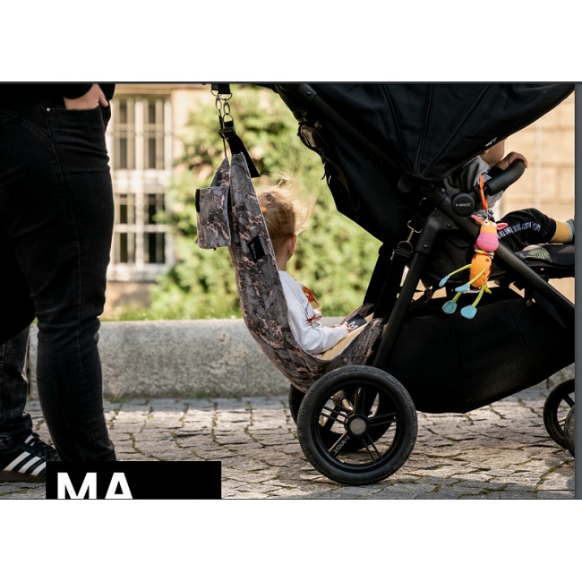 Hamac pentru carucior pentru al doilea copil, Mazelaki, Negru, 20 x 32 ...