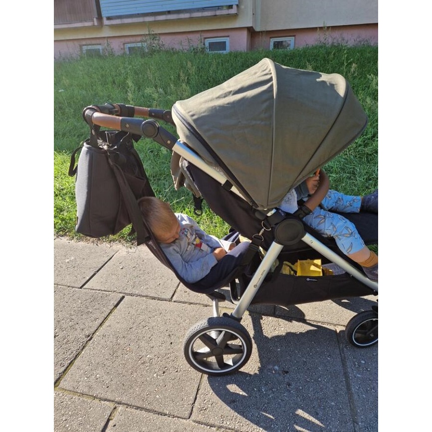 Hamac pentru carucior pentru al doilea copil, Mazelaki, Negru, 20 x 32 ...