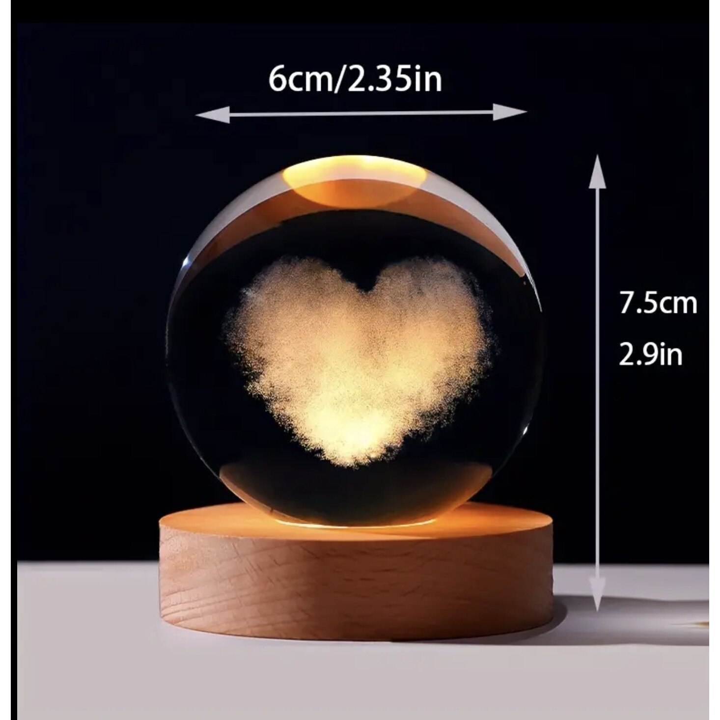 Lampa de birou, 3d Art Crystal, LED, RGB, Sistem solar ATLAS ...
