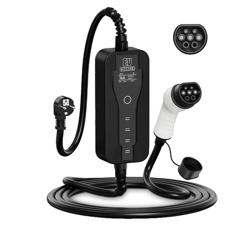Statie de incarcare portabila pentru vehicule electrice, 36KW 16A, 5m ...