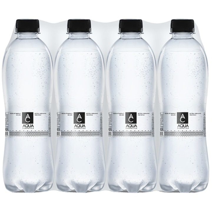 Apa minerala carbogazoasa, Aqua Carpatica, 12 x 0.5 l - eMAG.ro