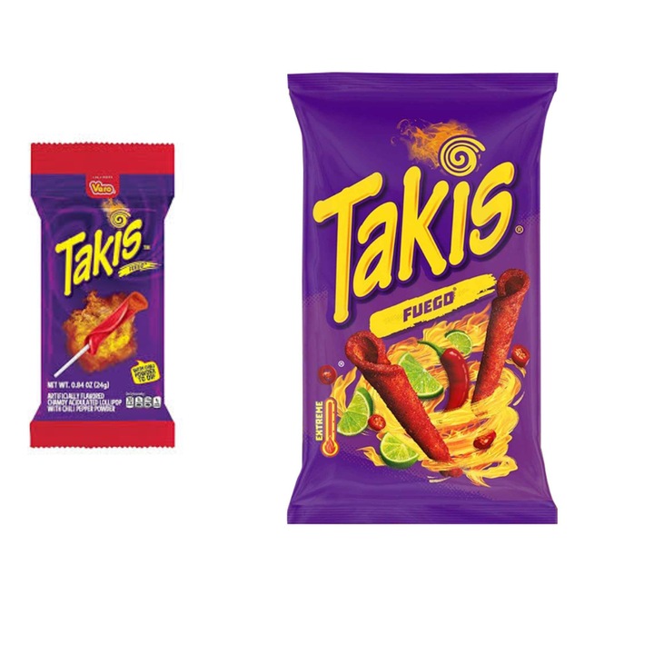 Acadea Takis Fuego 24g + Chipsuri Takis Fuego 90g - eMAG.ro
