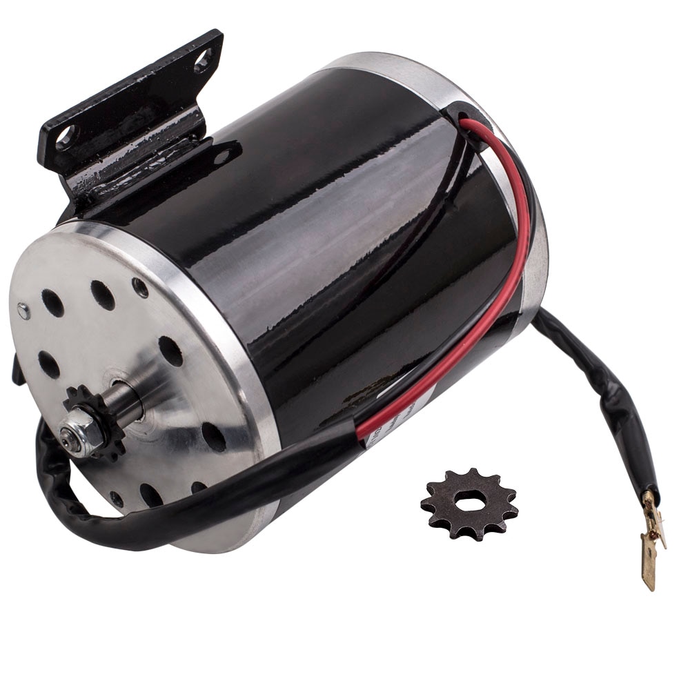 Motor Electric cu perii, 500W, 24V DC, Negru/Argintiu - eMAG.ro