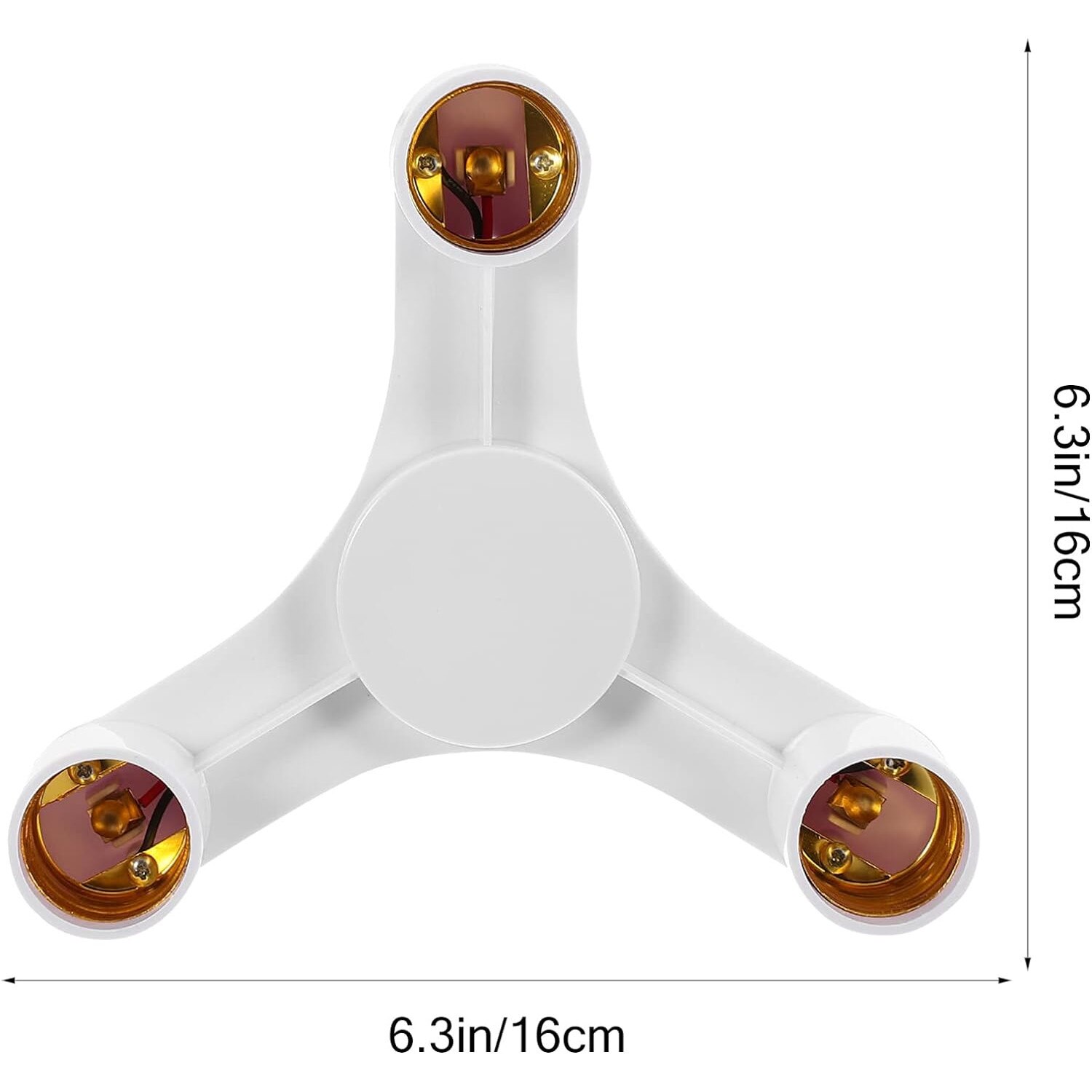Adaptor dulie E27, 3 IN 1, JENUOS®, Alb - eMAG.ro
