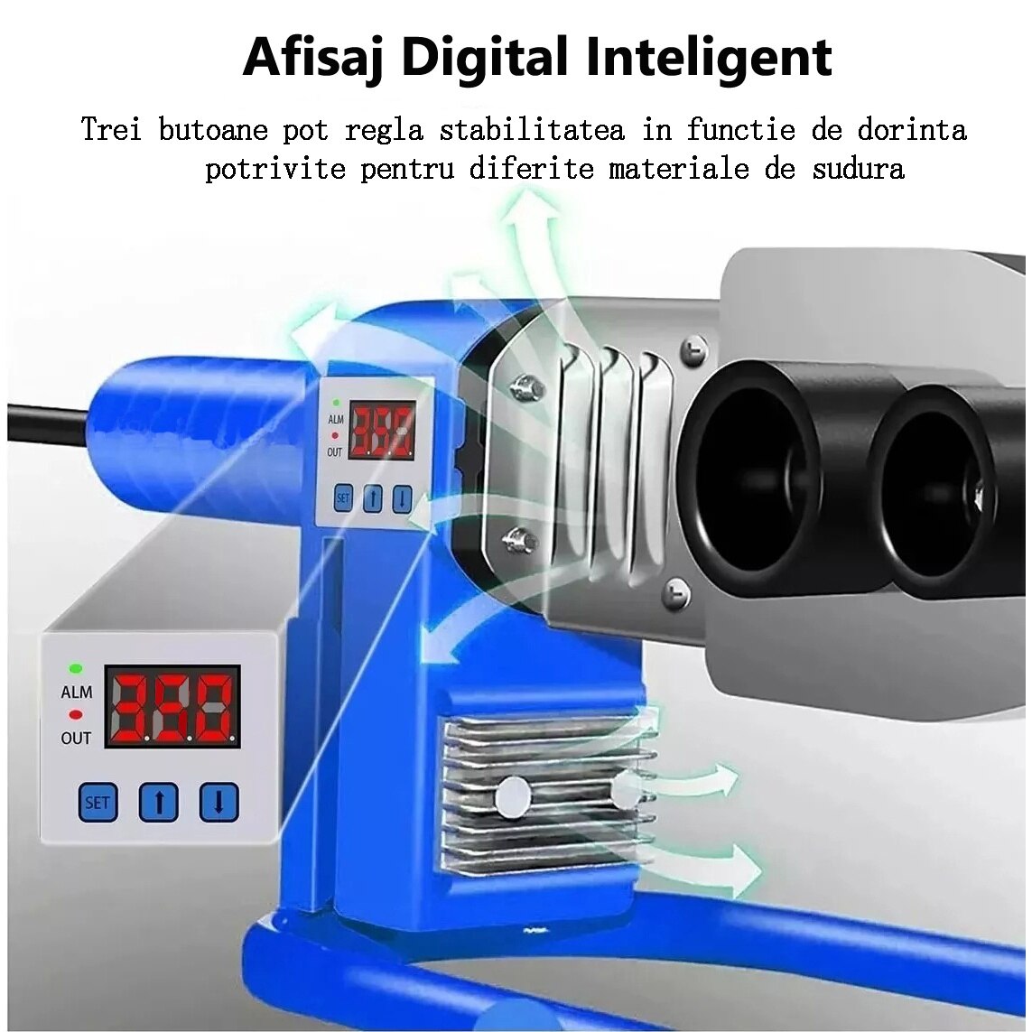 Trusa lipit tevi PPR, Folixs®, Afisaj digital, regulator temperatura 0 ...