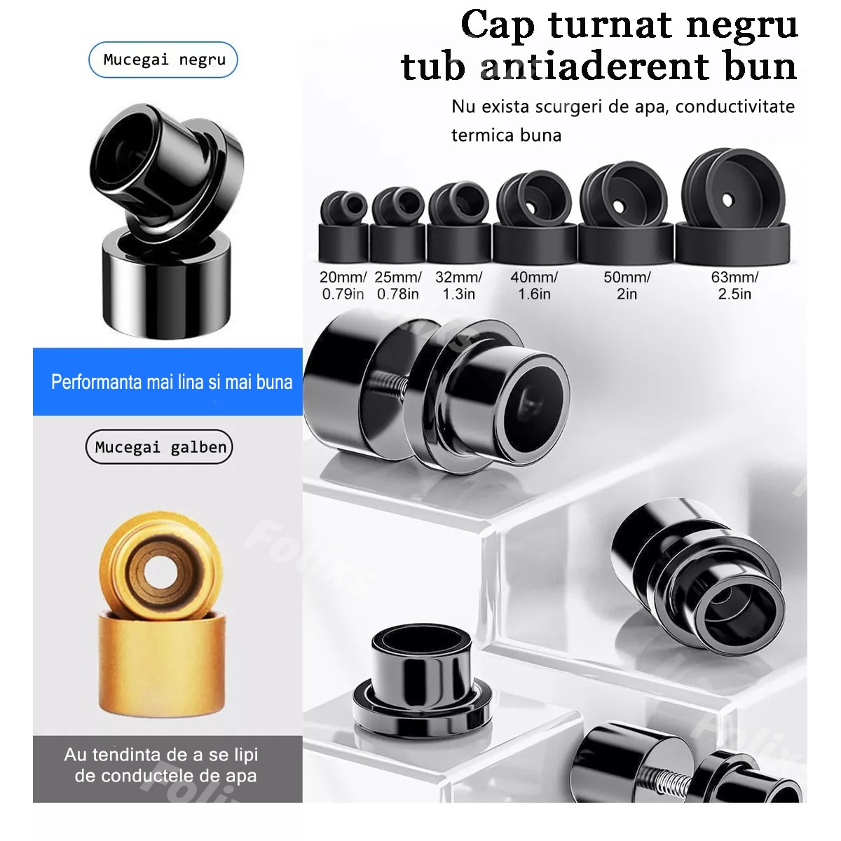 Hőre lágyuló PPR csőhegesztő gép, Folixs®, Digitális kijelző, hőmérséklet szabályozó 0-350°C, 6 ...