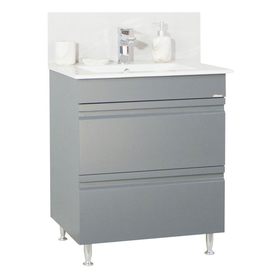 Set mobilier baza si lavoar, Badenmob, seria 086, cu sertare ...