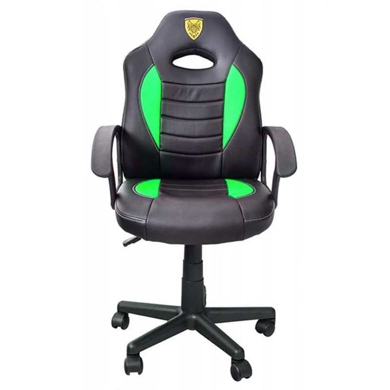 Scaun de gaming, pivotant, verde - eMAG.ro