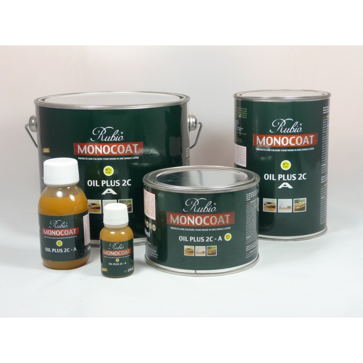 Ulei lemn RMC Oil Plus 2C Oyster 5L componenta A - eMAG.ro