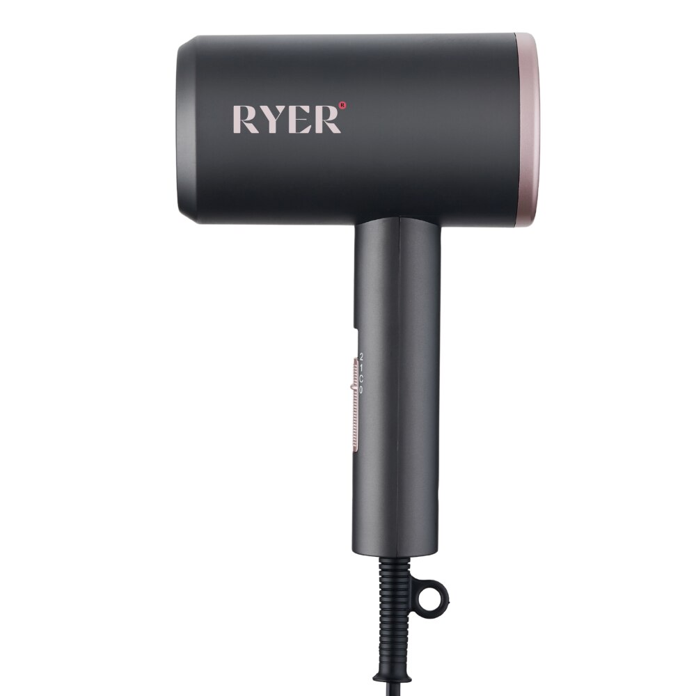 Uscator de par RYER cu difuzor, Ionizare, 1800W, 3 setari temperatura ...