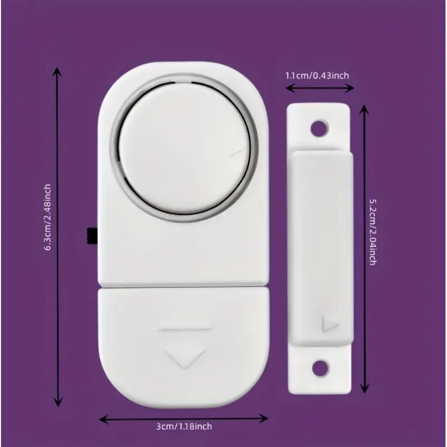 Alarma cu Senzor Magnetic Antiefractie pentru Usa Geam sau Poarta ...