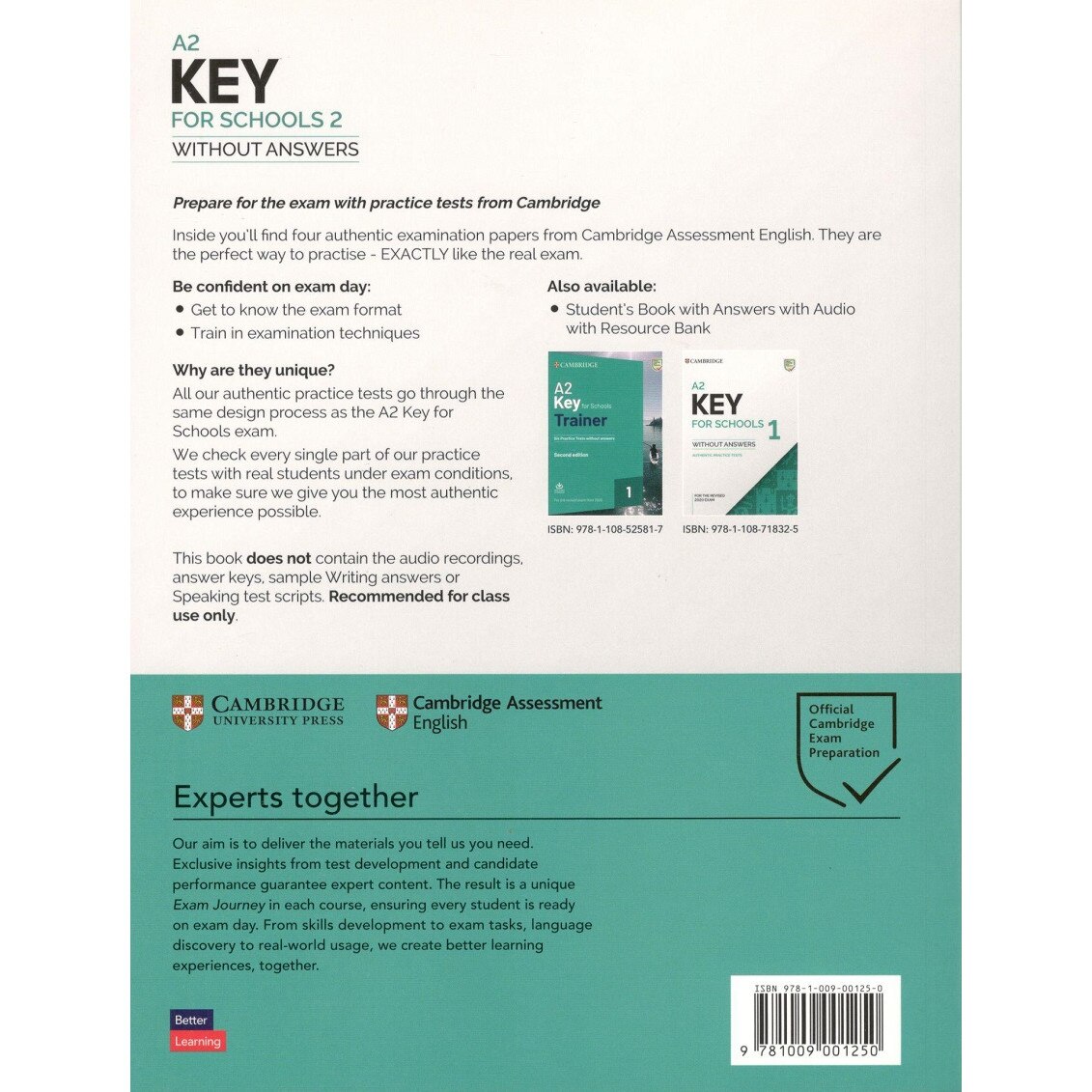 A2 Key for Schools 2 Student's Book without Answers - Cambridge - eMAG.ro
