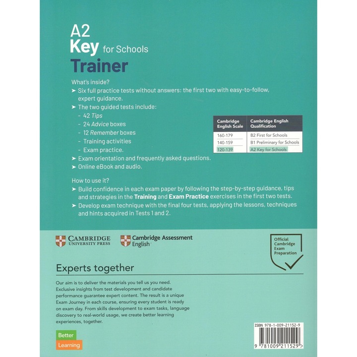 A2 Key for Schools Trainer 1 without Answers with audio - Cambridge ...