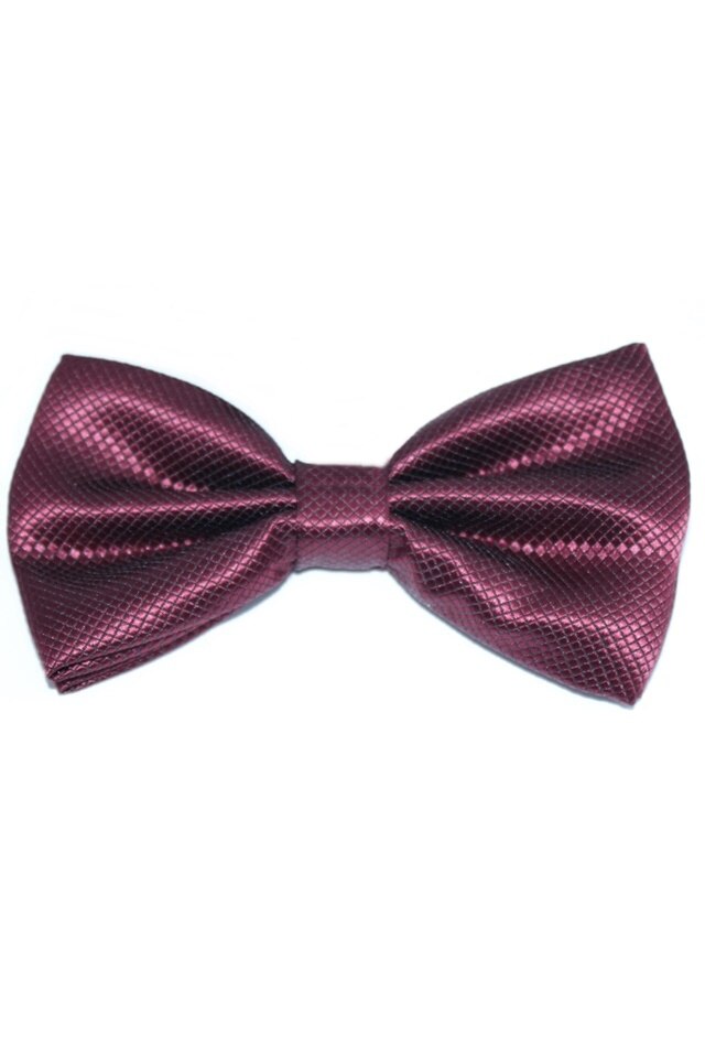 Set papion si batista pentru sacou, visiniu, 12 x 6.5 cm, Ryan Keeper ...