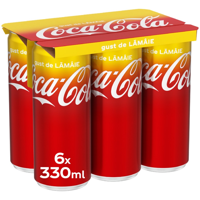 Coca-Cola lemon, doza, 6 x 0.33 - eMAG.ro