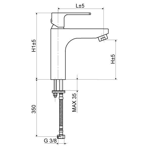 Baterie baie pentru lavoar SERIA NESEA EH.3500, Slovarm - eMAG.ro