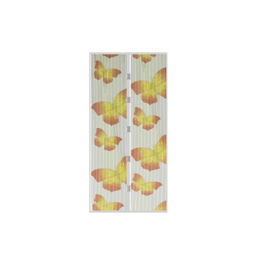 Perdea anti-insecte din fibra de poliester cu inchidere magnetica ...